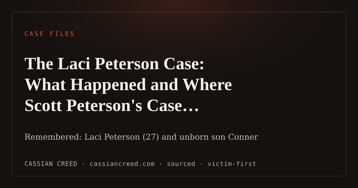 The Laci Peterson Case: What Happened and Where Scott Peterson's Case ...